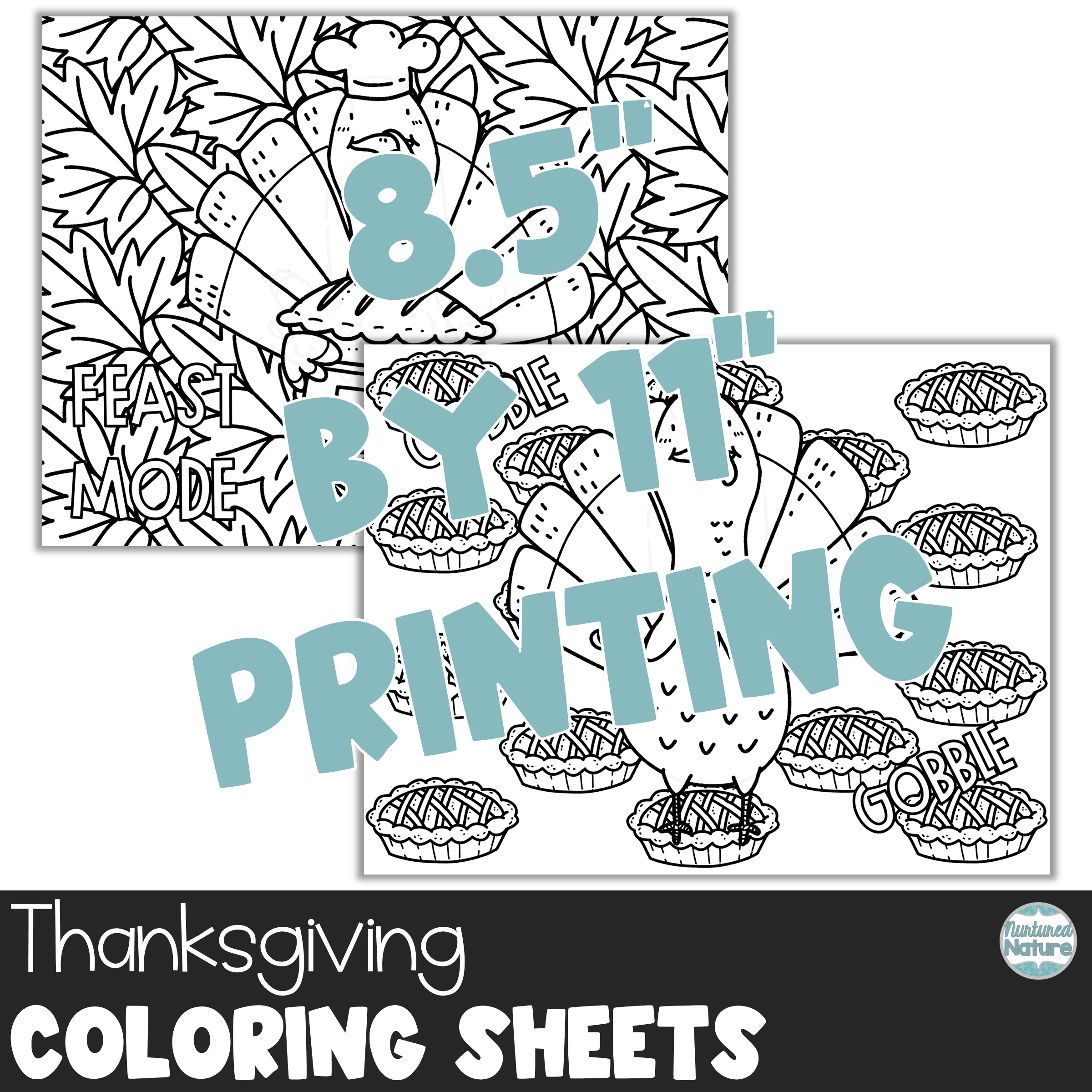 Thanksgiving Coloring Sheets - Turkey Zentangle - Made By Teachers