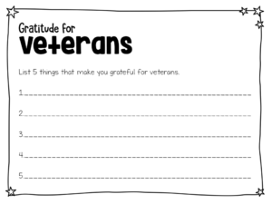 Veterans Day Lesson Plan on Gratitude | Made By Teachers