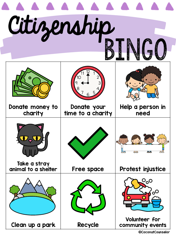 Citizenship Bingo Game | Made By Teachers