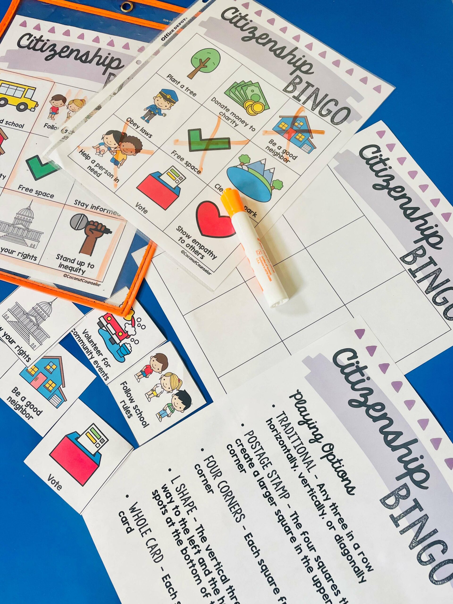 Citizenship Bingo Game | Made By Teachers