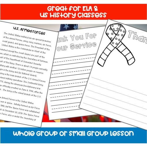 Veterans Day Reading Comprehension & Activities Packet | Made By Teachers