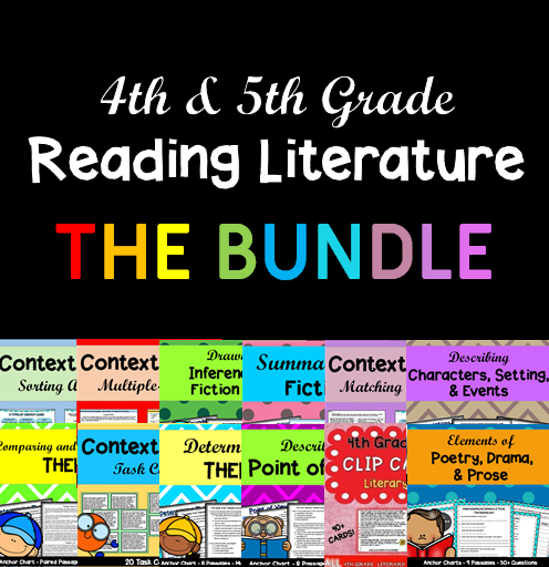 4th & 5th Grade Reading Literature: The BIG Bundle! | Made By Teachers