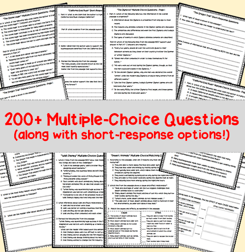 4th & 5th Grade Reading Informational Text: The BIG Bundle! | Made By ...