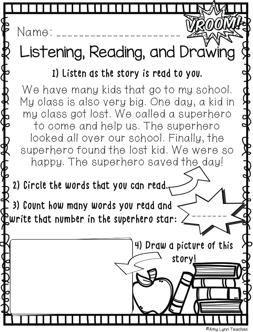 Superhero Themed Worksheets Bundle {600 Standards Aligned Printables ...