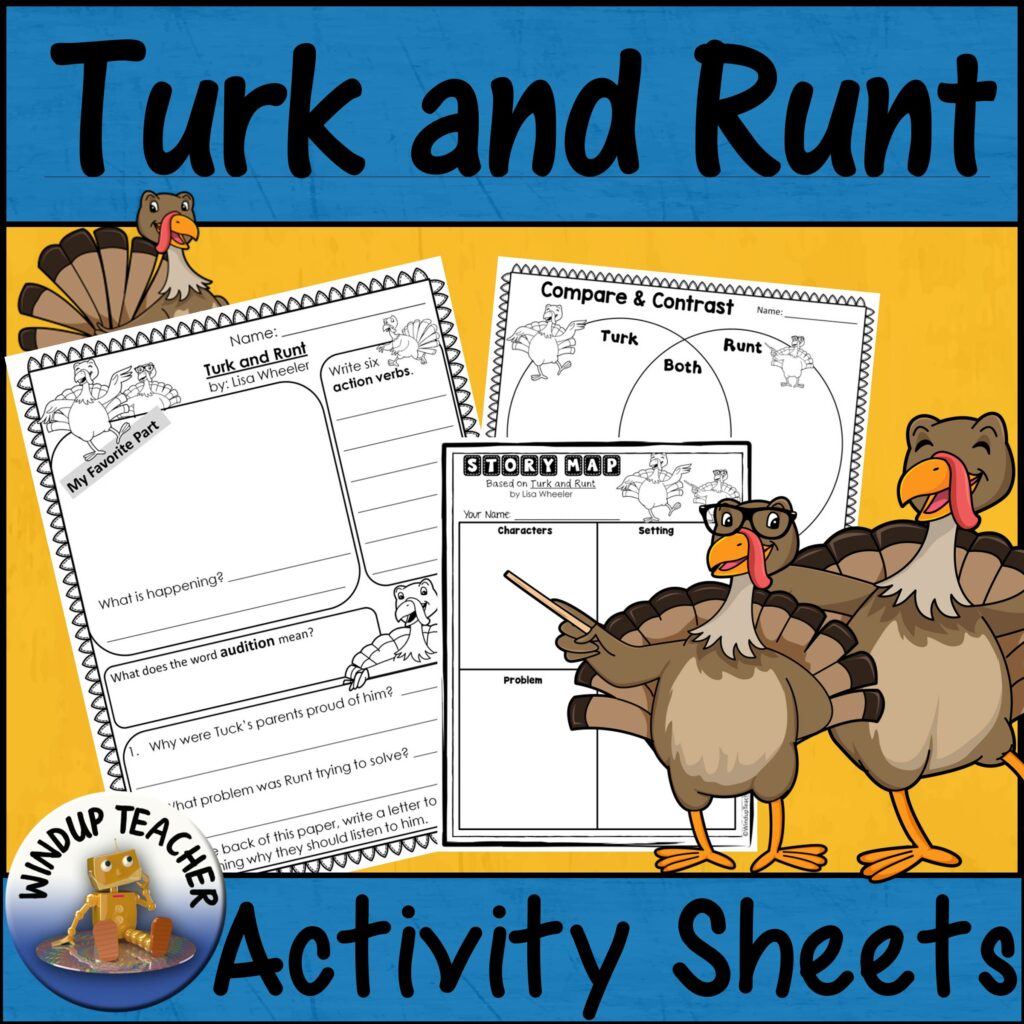Turk and Runt Activity Sheets Print and GO! | Made By Teachers