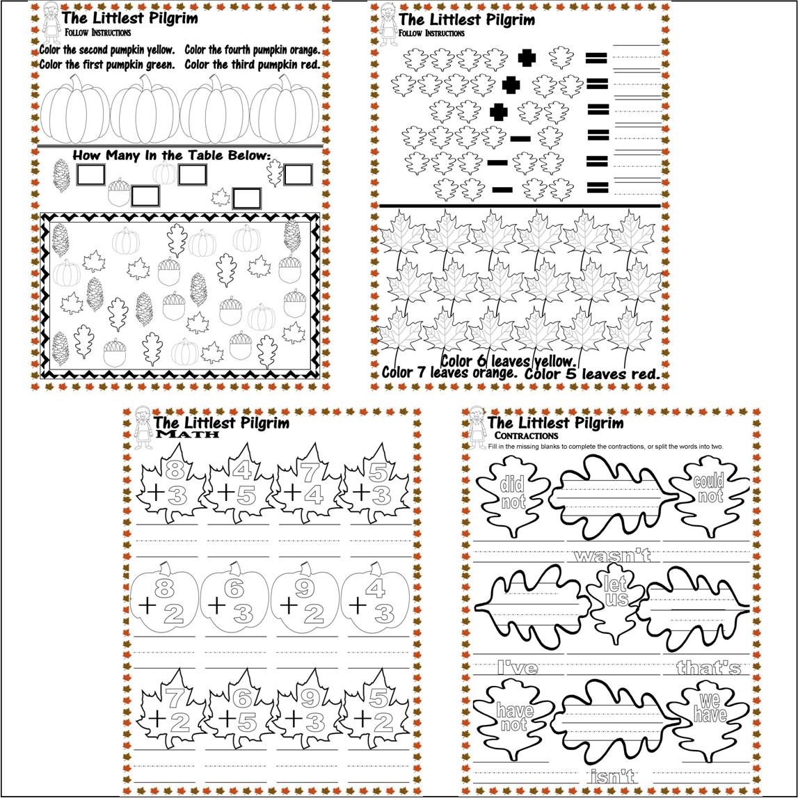 Littlest Pilgrim Thanksgiving Book Study Companion Reading ...