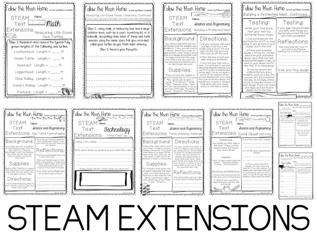 Follow the Moon Home {A Book Study Set} | Made By Teachers