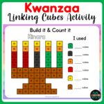 Kwanzaa Linking Cubes Mats | Fine motor Skill or STEM Center Mats ...