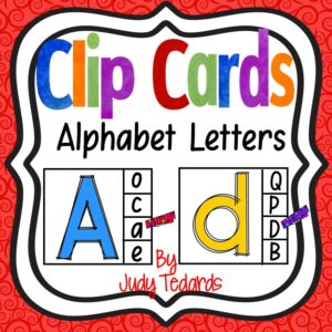 Clip Cards {Capital and Lower case Letters} | Made By Teachers