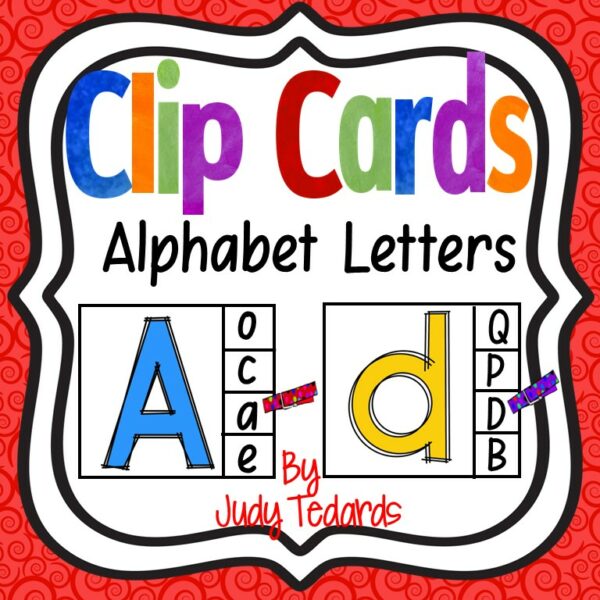 Clip Cards {Capital and Lower case Letters} | Made By Teachers