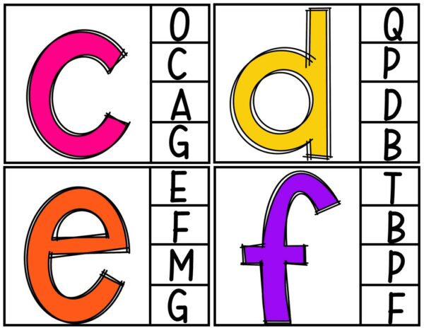 Clip Cards {Capital and Lower case Letters} | Made By Teachers