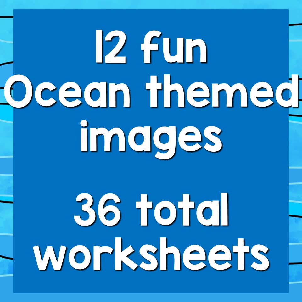 Math Roll and Color Numbers with Ocean Theme | Made By Teachers
