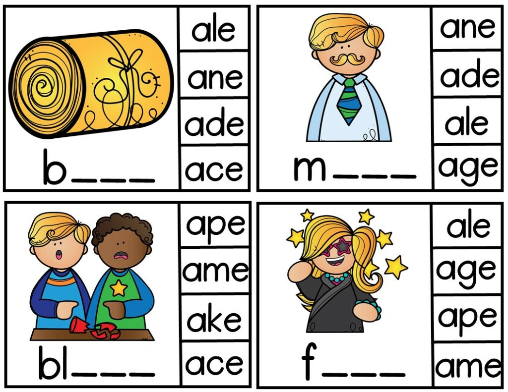 Clip Cards {Long Vowel/Silent e} | Made By Teachers