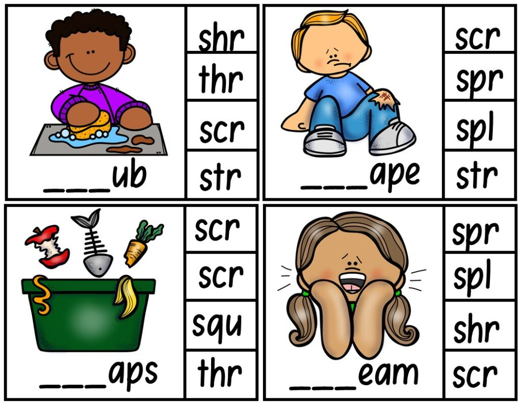 Clip Cards {Beginning Trigraphs} | Made By Teachers