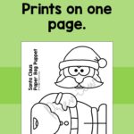 Santa Claus Paper Bag Puppet Christmas Craft Activity | Made By Teachers