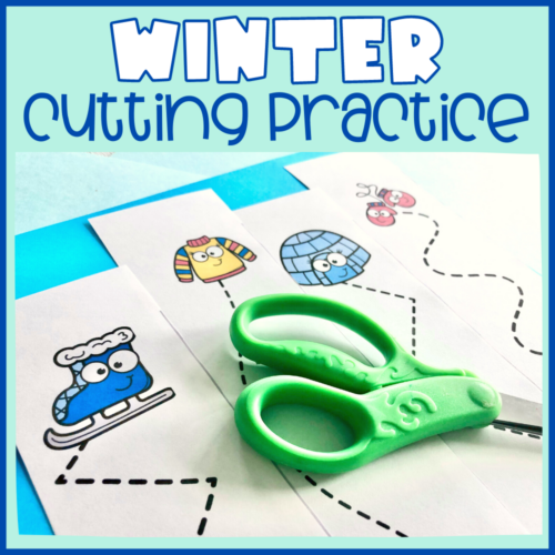 Winter Cutting Practice with Scissors: A Winter Fine Motor Skills ...