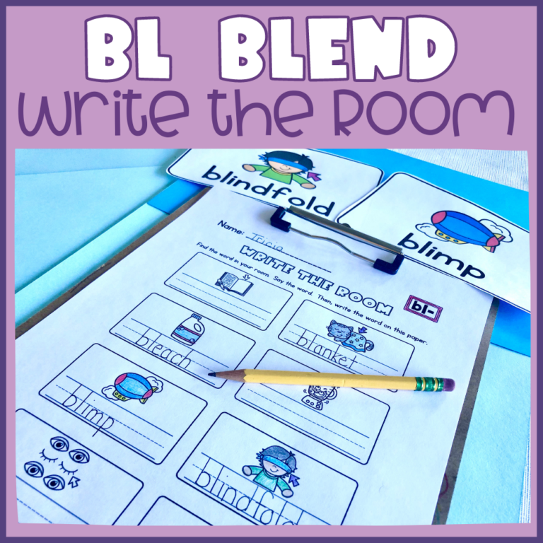 BL Consonant Blends Games, Worksheets, Centers & Homework - Mini Bundle ...