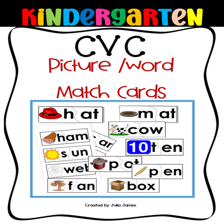CVC RIME AND ONSET MATCHING PUZZLES | Made By Teachers