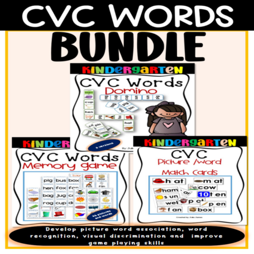CVC Word Bundle - Made By Teachers