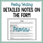Ballad - Poetry Writing - Poem Writing Form to Guide Process - Made By ...