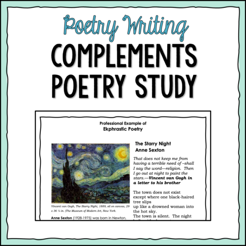 Ekphrastic Poem - Ekphrasis - Poetry Writing to Integrate Visual Art in ...