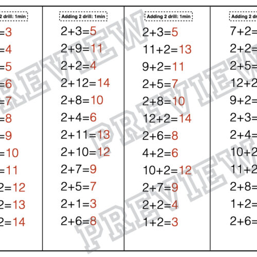 FREE Timed One Minute Addition Drill | Made By Teachers