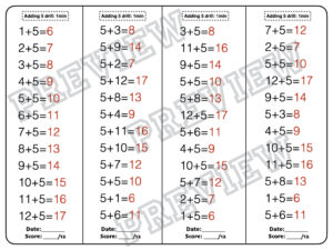 FREE Timed One Minute Addition Drill | Made By Teachers