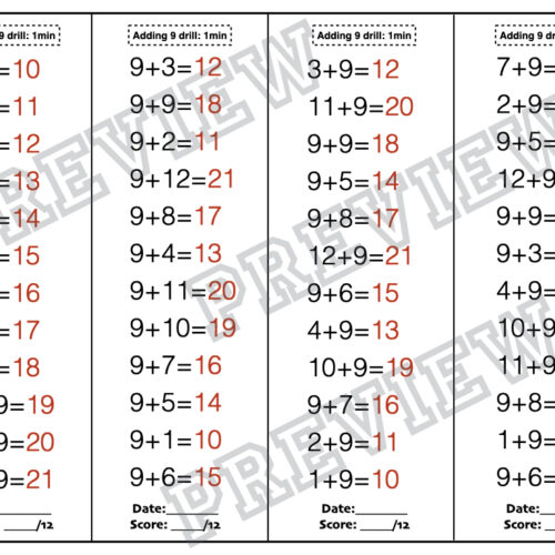 FREE Timed One Minute Addition Drill | Made By Teachers