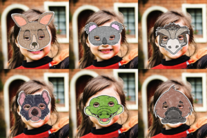 Australian Animal Paper Masks Printable Coloring Craft Activity Costume ...
