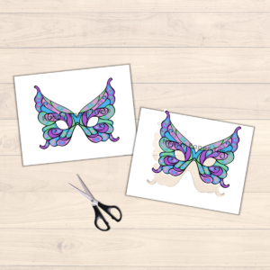 Fairytale Paper Masks Printable Craft Activity Costume Template | Made ...