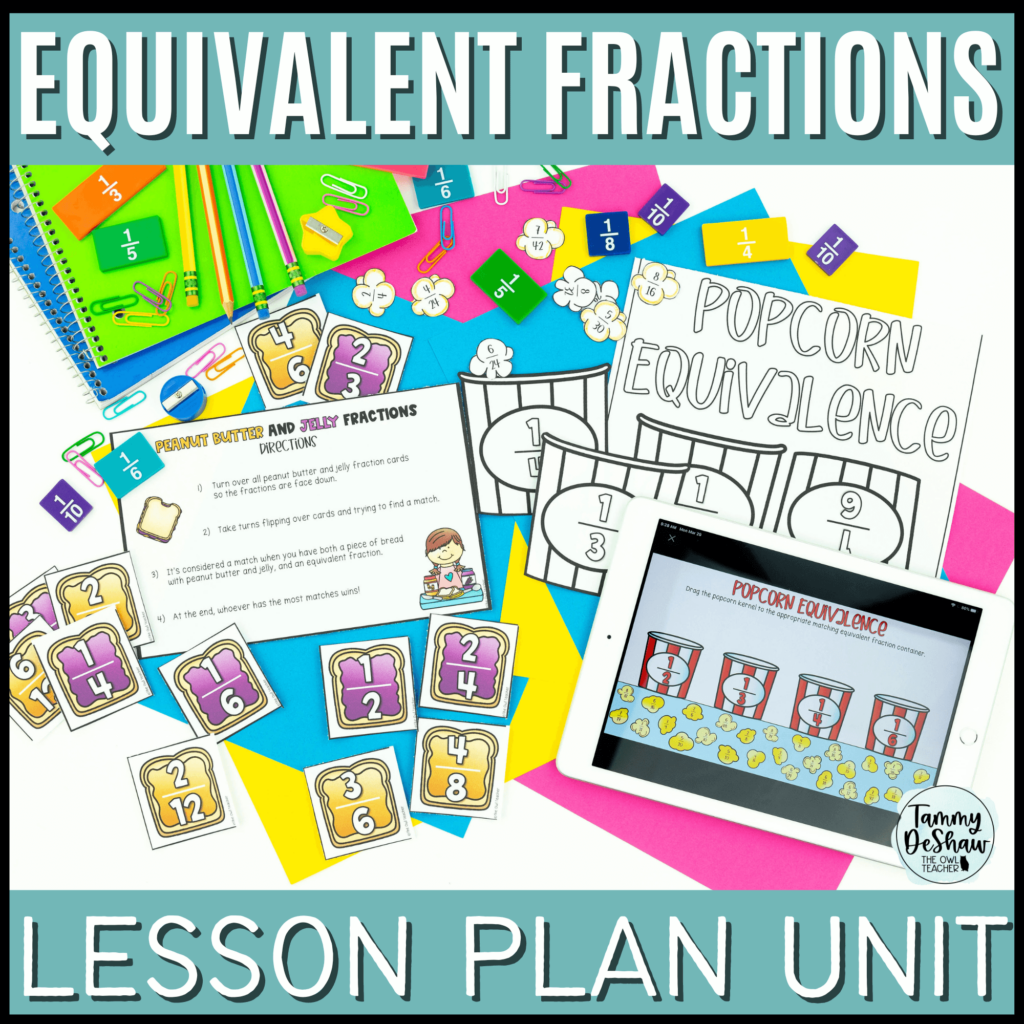 Equivalent Fractions | Activities | Lessons | Guided Math Digital ...