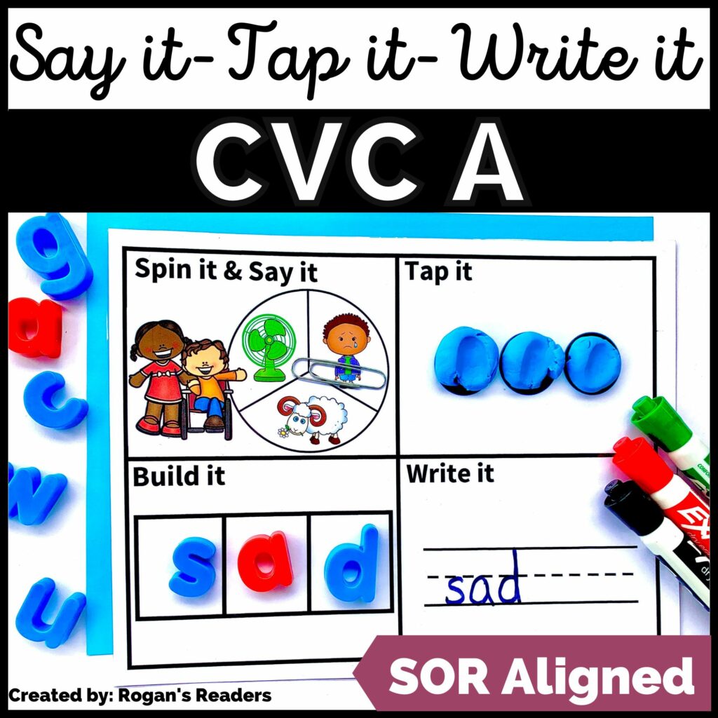 CVC A Orthographic Mapping - Word Mapping | Made By Teachers