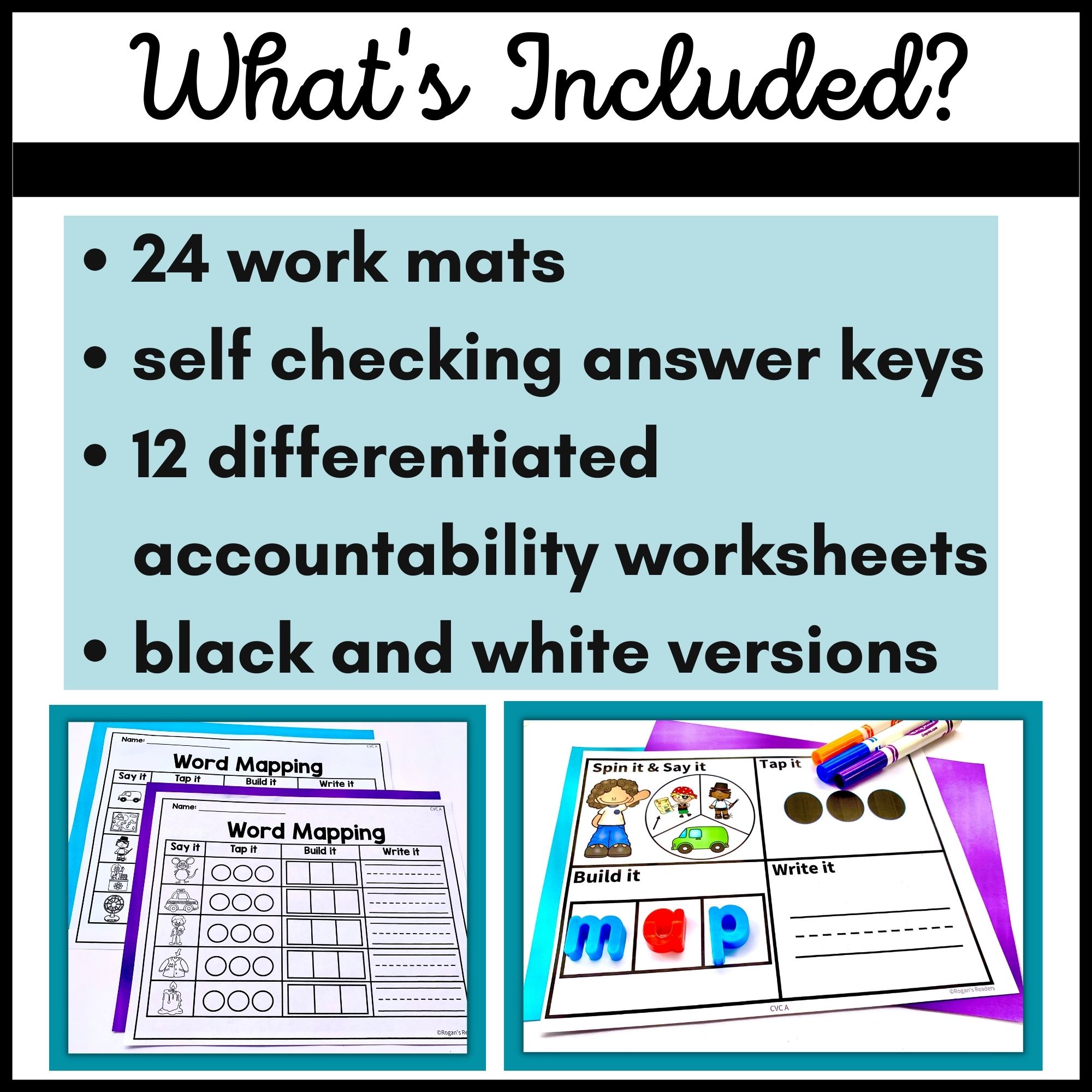 CVC A Orthographic Mapping - Word Mapping | Made By Teachers
