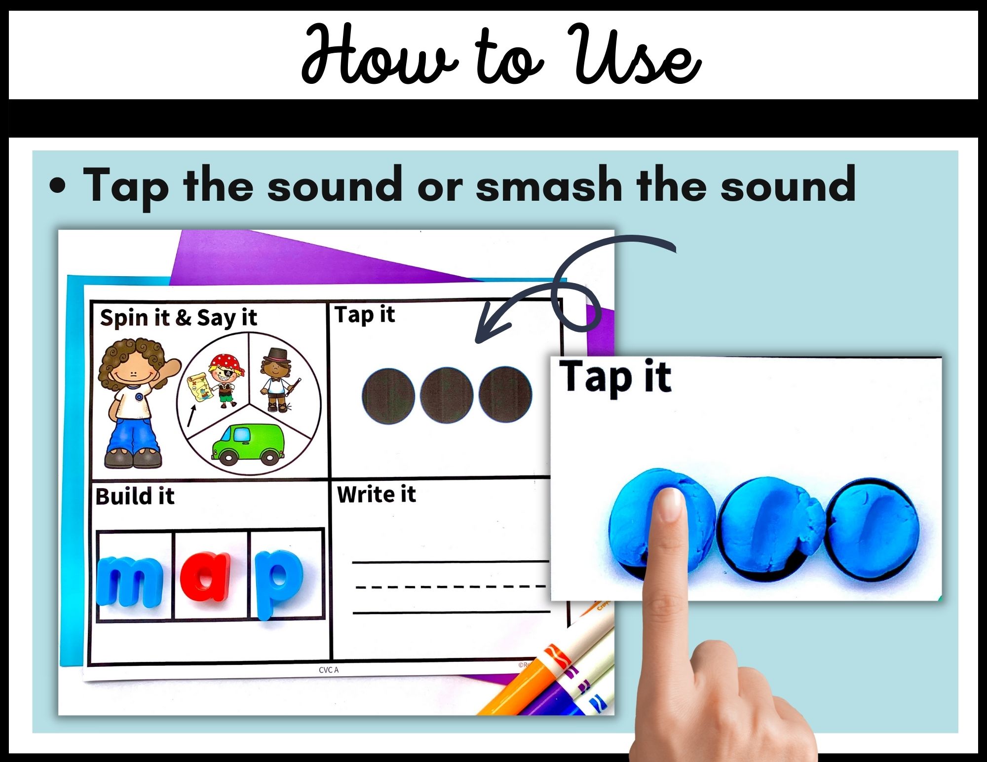 CVC A Orthographic Mapping - Word Mapping | Made By Teachers