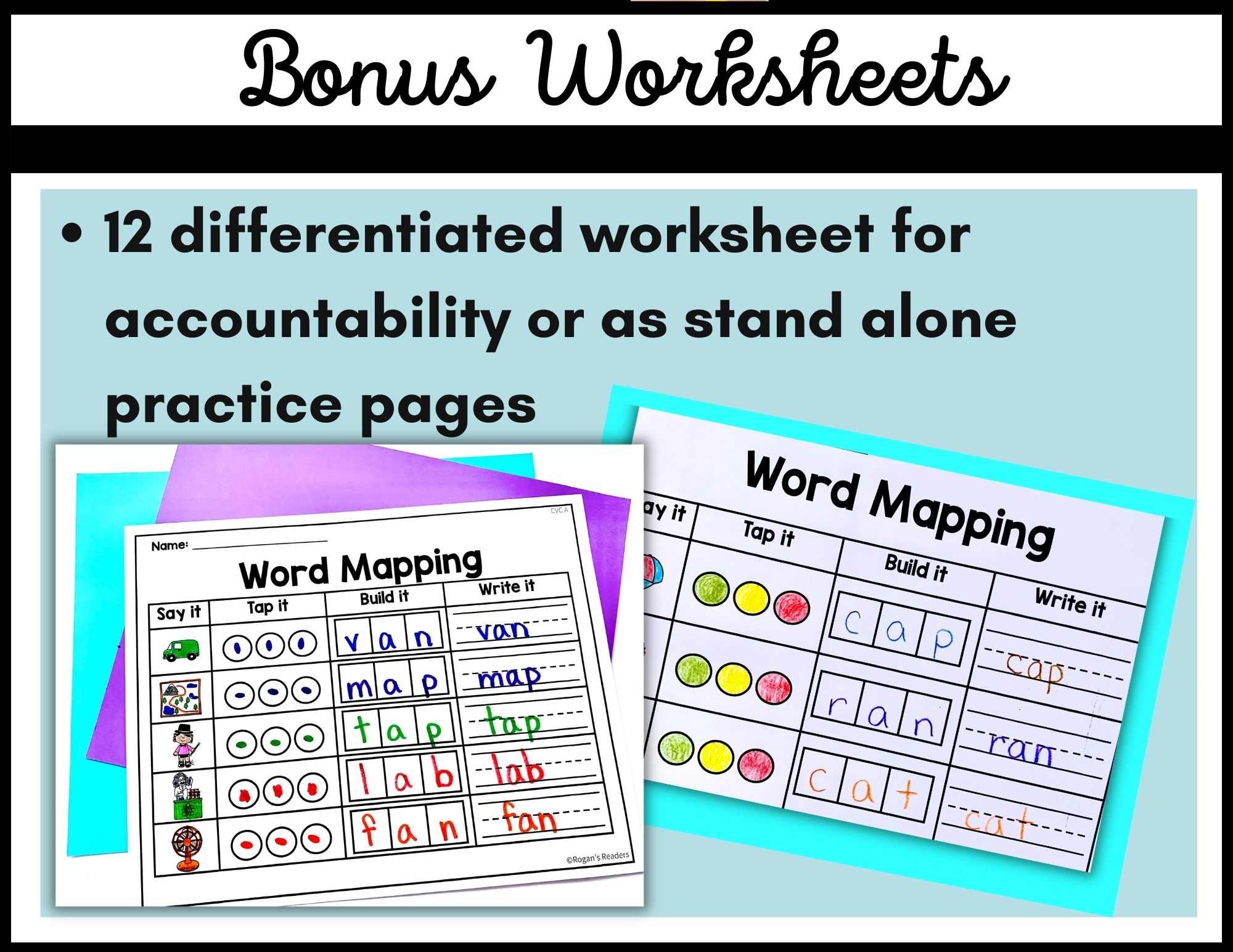CVC A Orthographic Mapping - Word Mapping | Made By Teachers