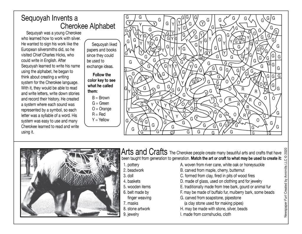 Cherokee Nation (Eastern Band) – Native American Heritage Puzzles ...