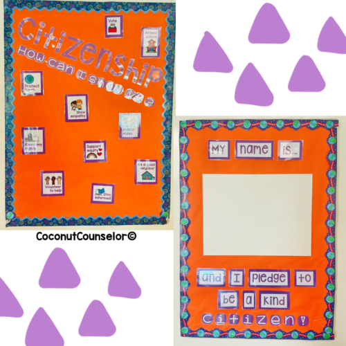 Citizenship Bulletin Board, Banner, & Activity | Made By Teachers