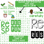Responsibility Bulletin Board, Banner, & Activity | Made By Teachers