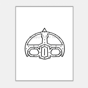 Knight Paper Masks Printable Medieval Coloring Craft Activity Costume 6 ...
