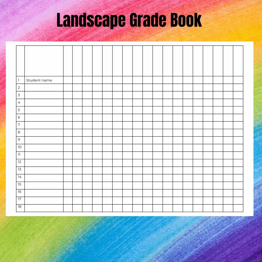 Grade Book Templates | Made By Teachers