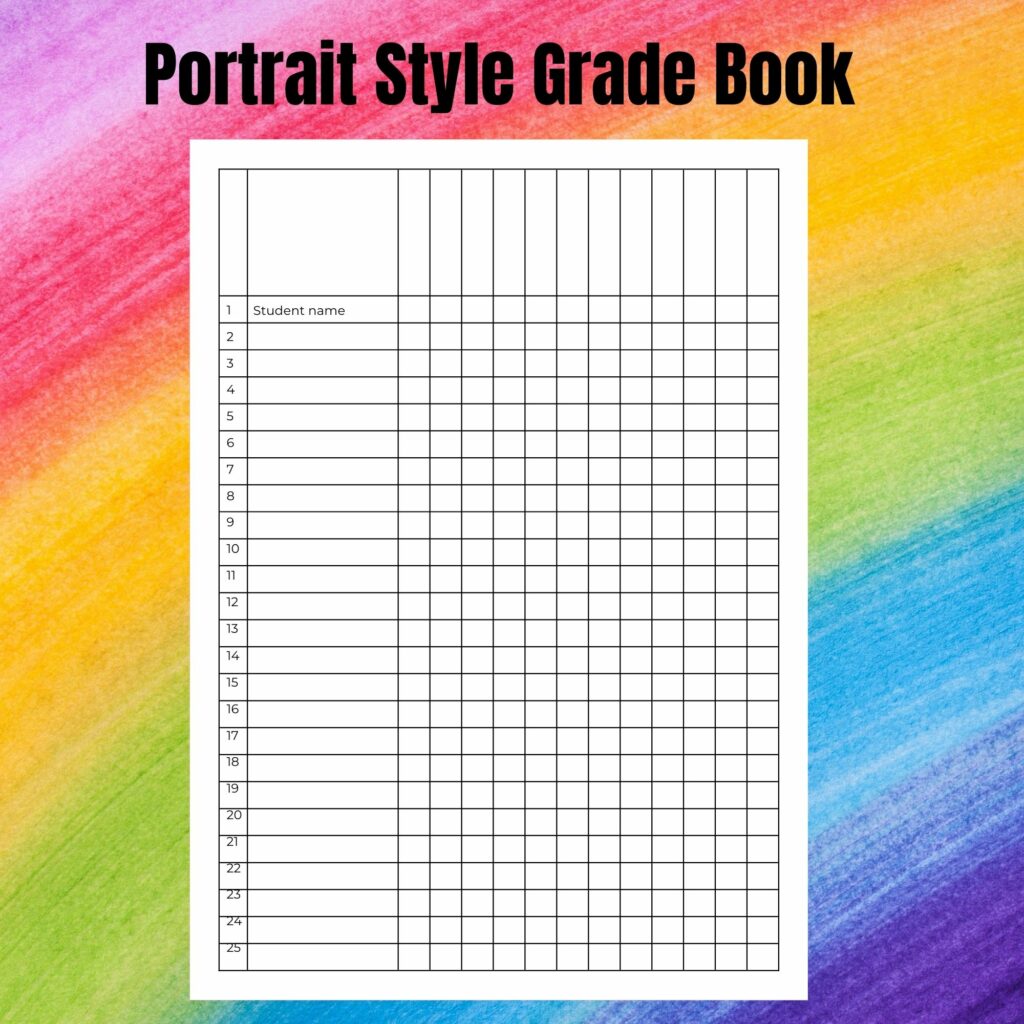 Grade Book Templates - Made By Teachers