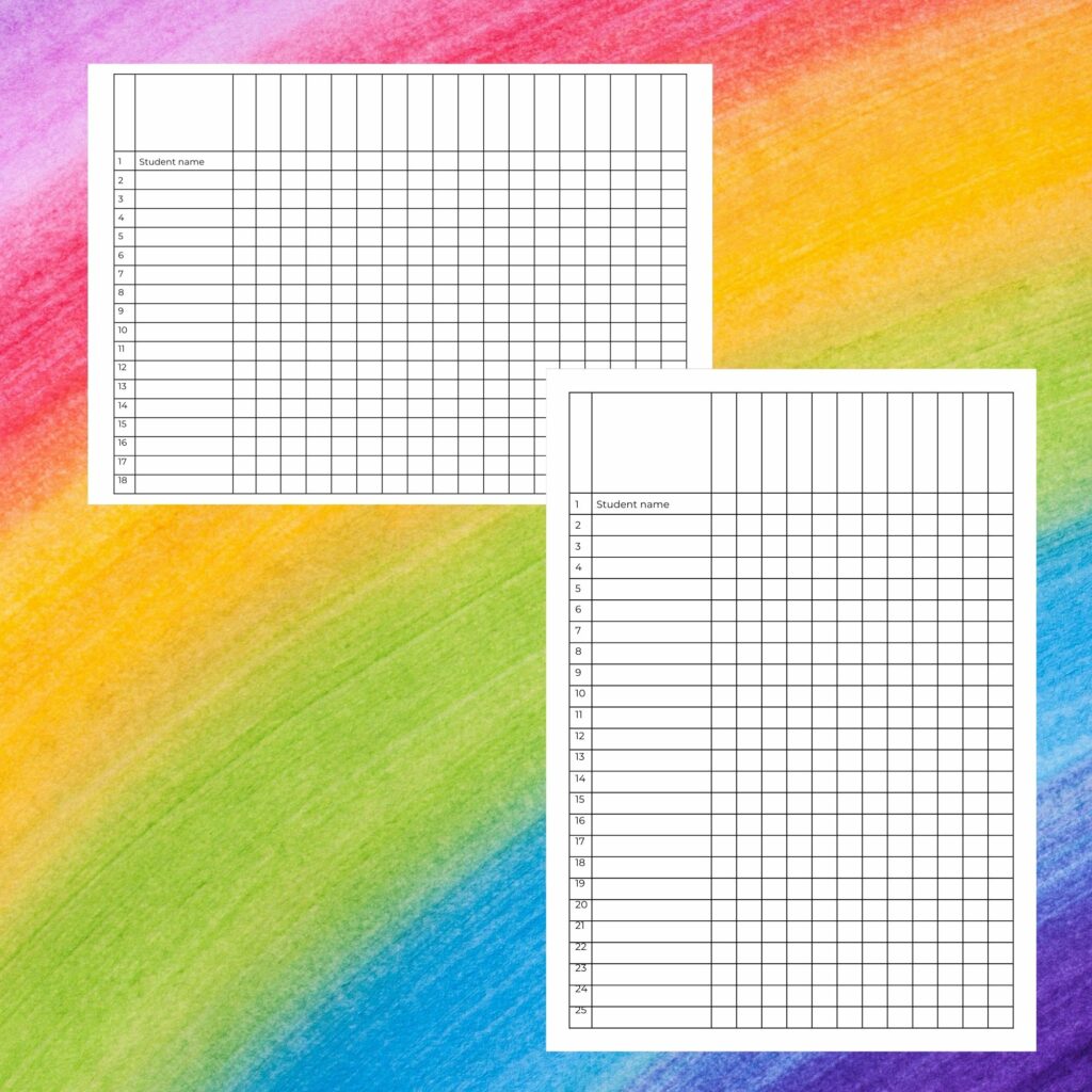 Grade Book Templates - Made By Teachers