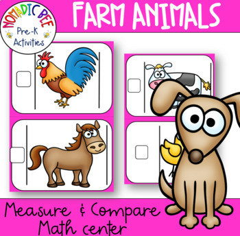 Farm Animals Measuring Cards | Made By Teachers