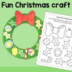 Christmas Wreath Paper Plate Craft | December Activity - Made By Teachers