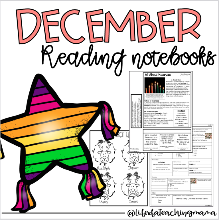 December Reading Journal | Made By Teachers