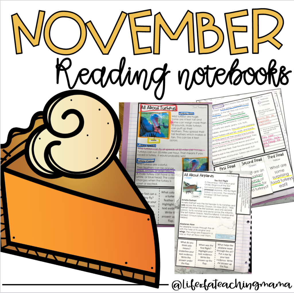 November Reading Journal | Made By Teachers