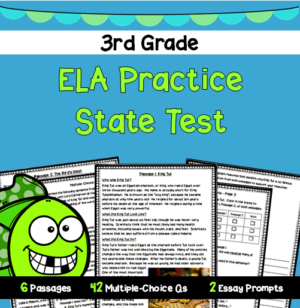 4th Grade ELA Practice State Test #1 | Made By Teachers