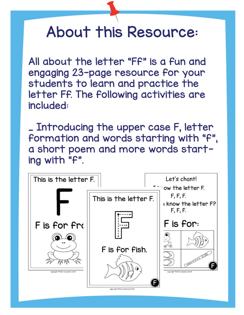 All About the Letter Ff | Alphabet Practice - Made By Teachers
