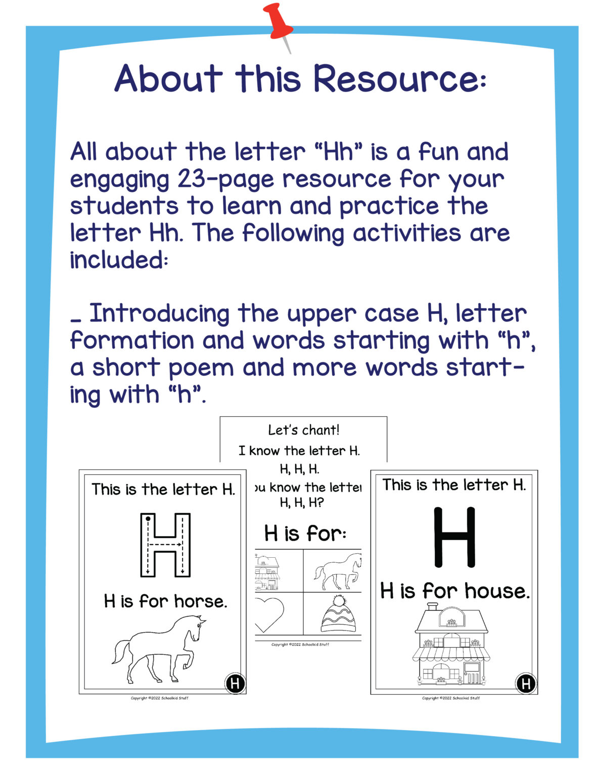 All About the Letter Hh | Alphabet Practice - Made By Teachers