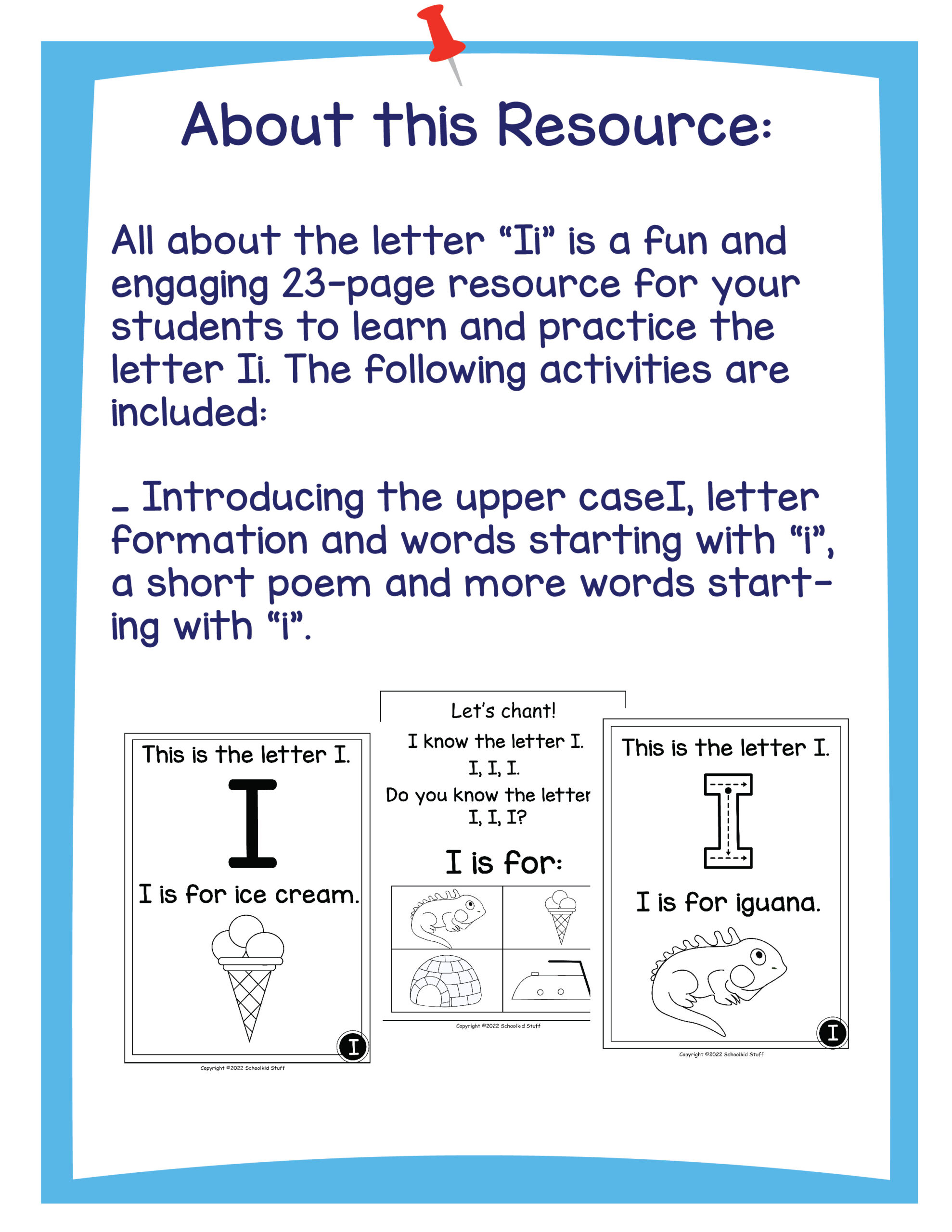All About the Letter Ii | Alphabet Practice | Made By Teachers
